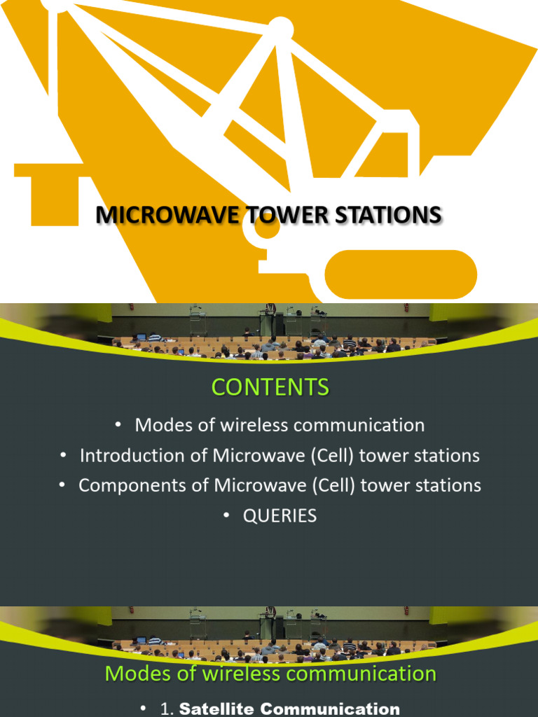 Microwave Tower Stations Guide | PDF | Radio | Microwave