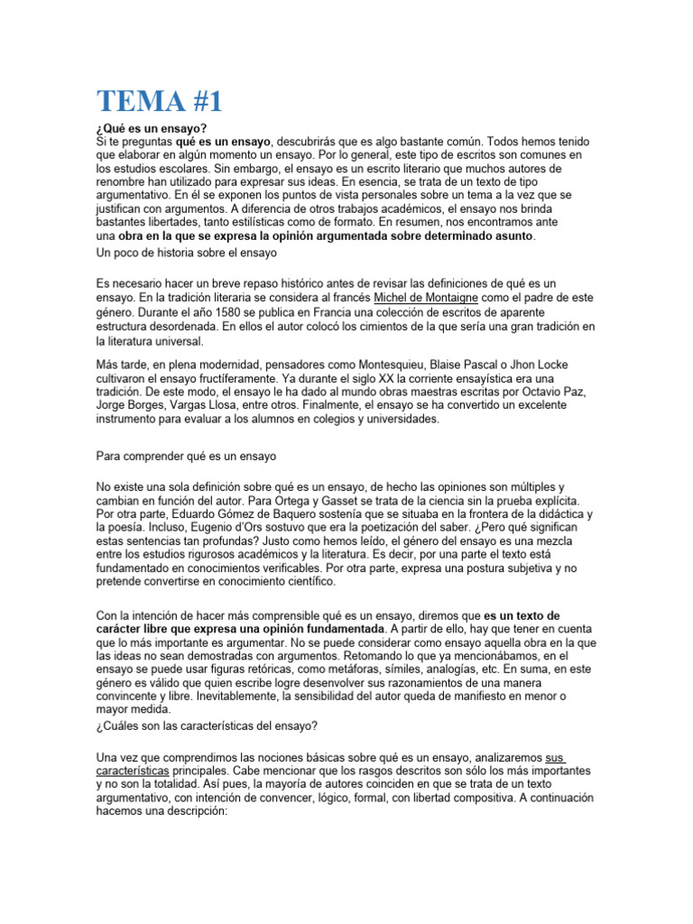 Actividad Mapa Mental Del Tema Ensayos | PDF | Ensayos Actividad Mapa Mental Del Tema Ensayos | PDF | Ensayos