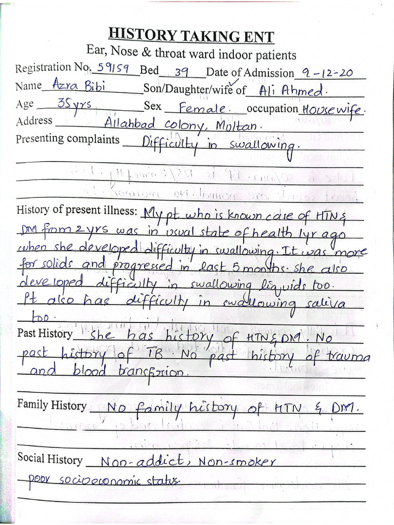 ENT Sample Copy | PDF