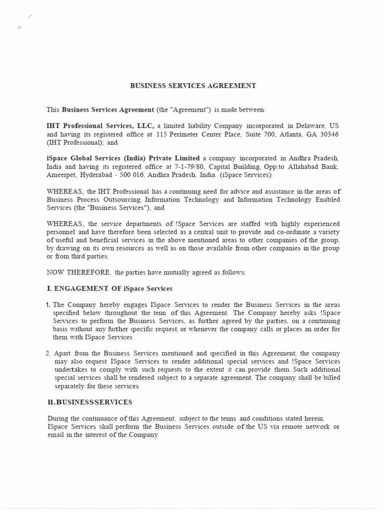 Service Agreement | PDF | Indemnity | Legal Liability