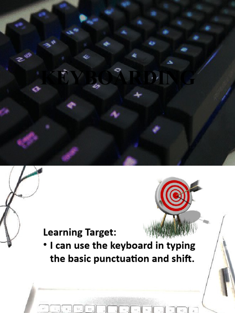 Keyboarding: Master Punctuation & Shift | PDF | Computers