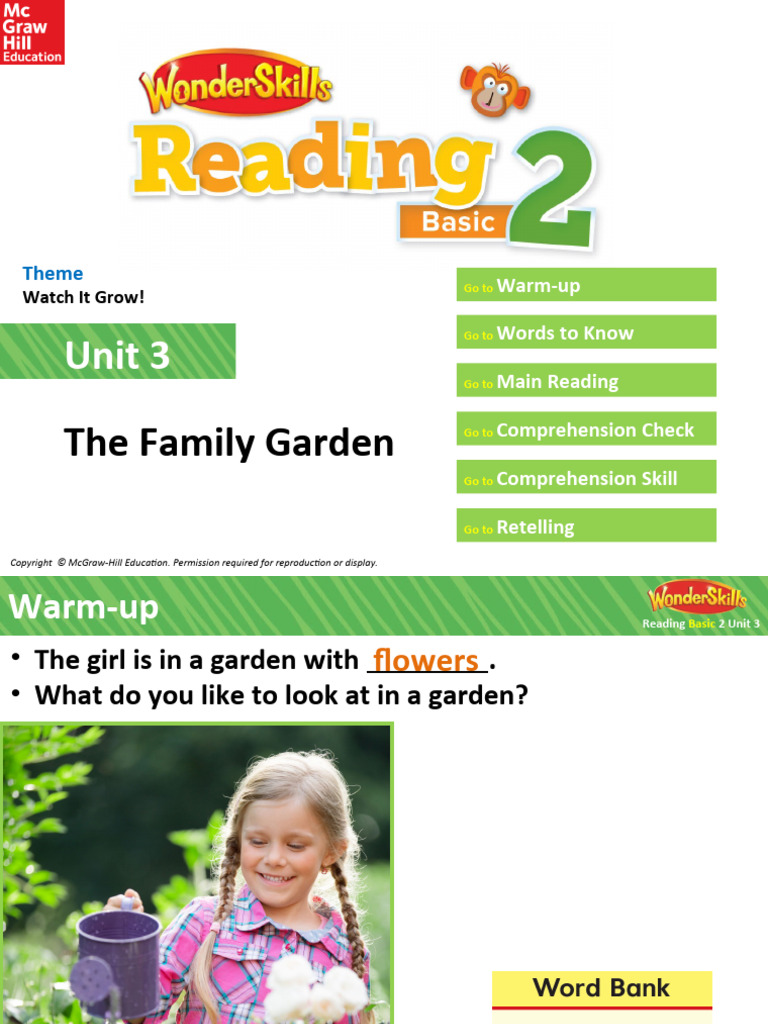 Basic 2 - Unit 3 | Download Free PDF | Gardens | Organisms