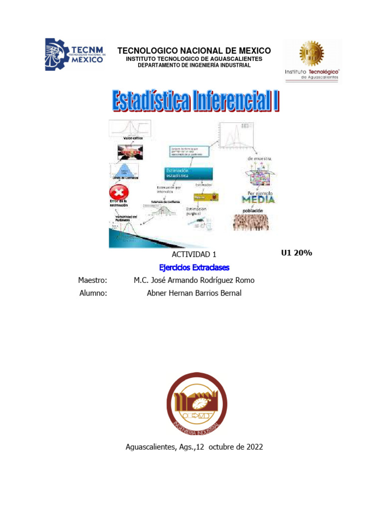 Actividad 2 U2 20% | PDF | Análisis estadístico | Enseñanza de matemática