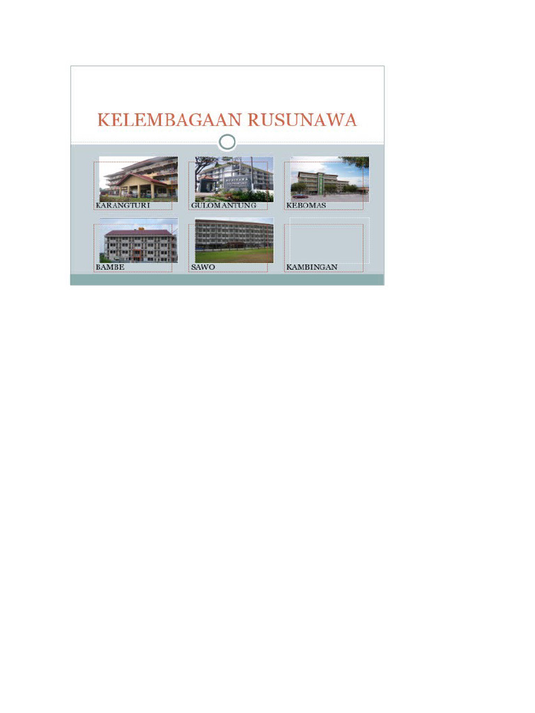Lokasi Rusunawa | PDF