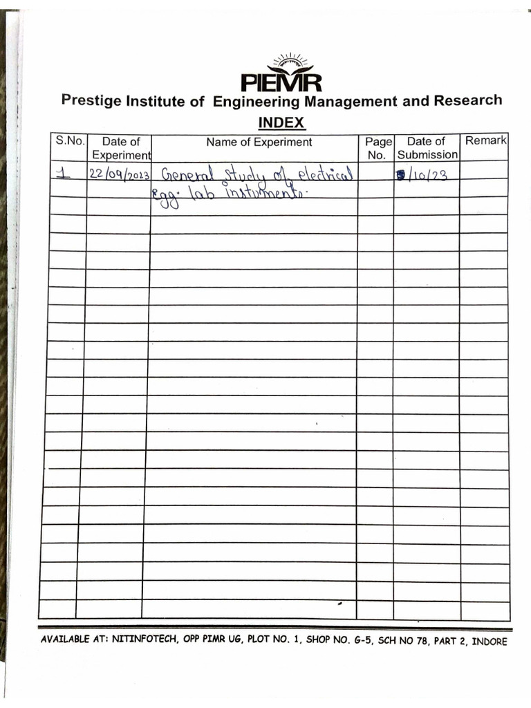 Beee Lab Work | PDF