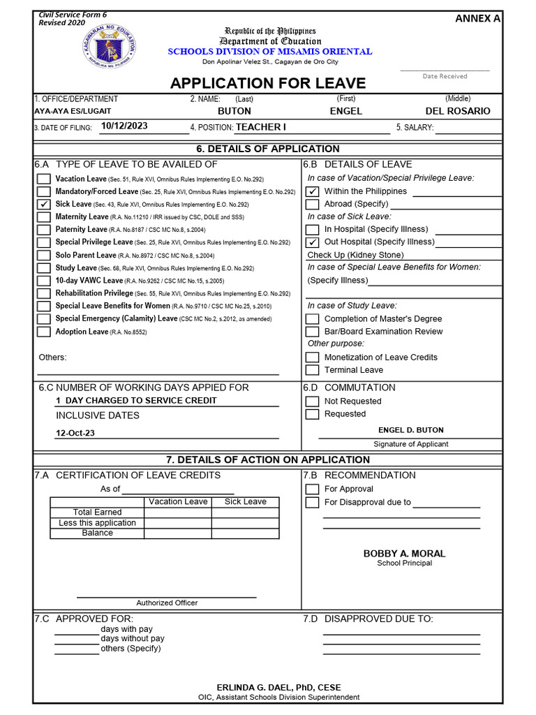 FORM6 | Download Free PDF | Government
