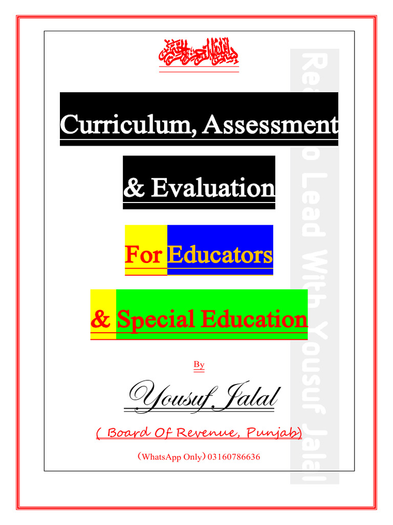 Curriculum Assesment Evaluation | PDF | Educational Assessment | Curriculum
