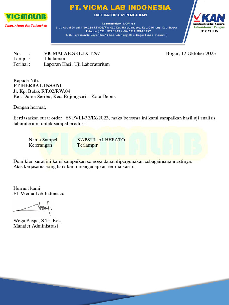 Coa Produk Jadi Alhepato | PDF