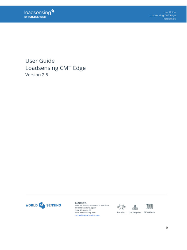 Loadsensing CMT Edge User Guide | PDF | Computer Network | Ip Address
