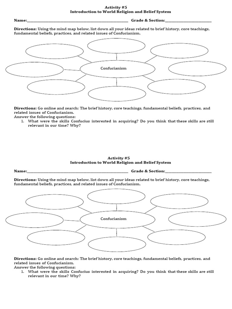 Activity 4 | PDF | Confucianism | Knowledge