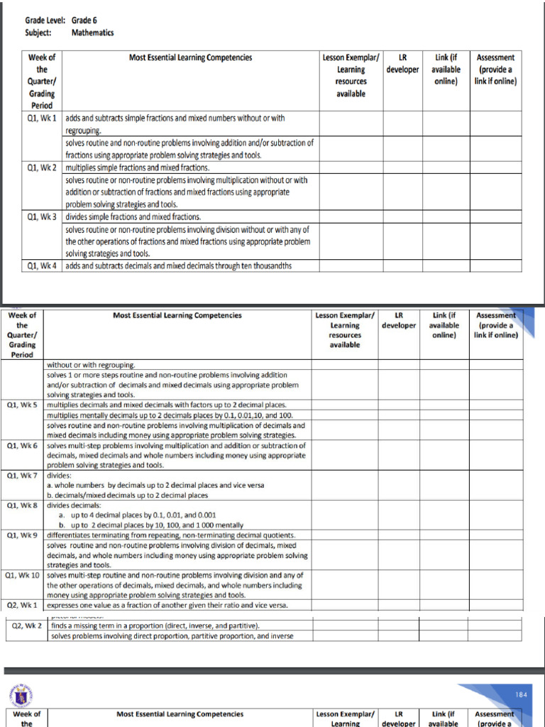 NAT Review Based on MELC | PDF