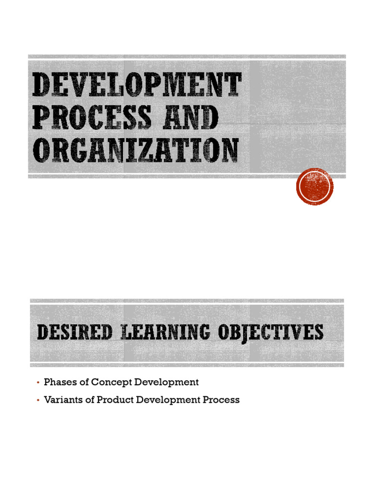 Week-3-Development Process & Organization | PDF | Prototype | Concept