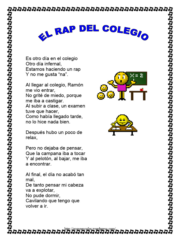 El Rap Del Colegio | PDF