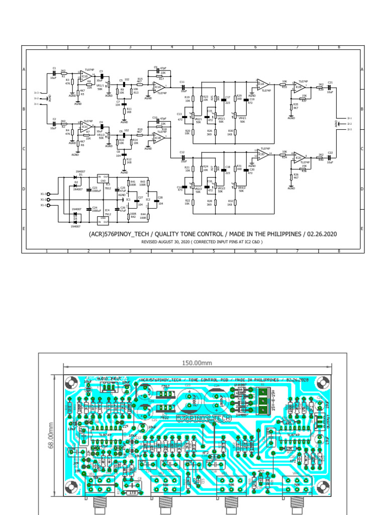 Quality Tone Control Circuit Design | PDF