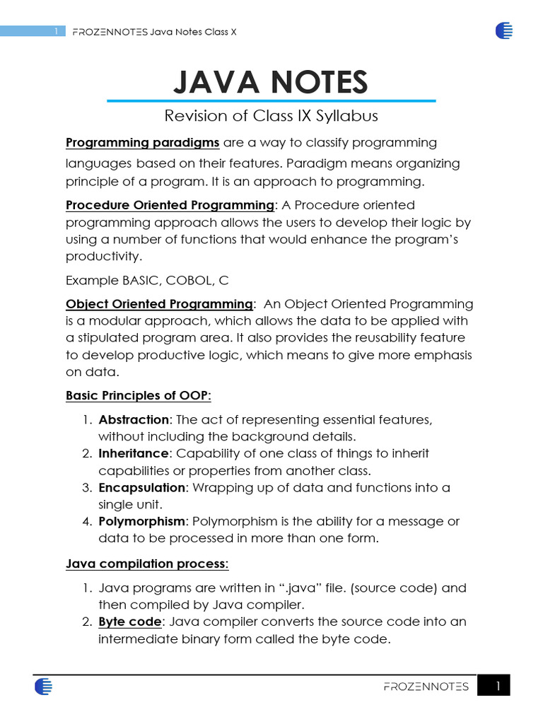 ICSE Class 10 2023-2024 Computer Notes Short Notes PDF | Download Free ... ICSE Class 10 2023-2024 Computer Notes Short Notes PDF | Download Free ...