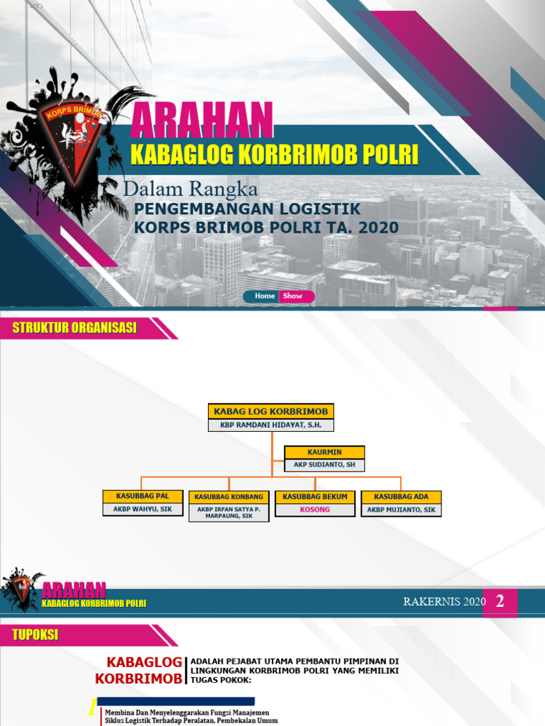 Paparan Kabaglog Rakernis | PDF