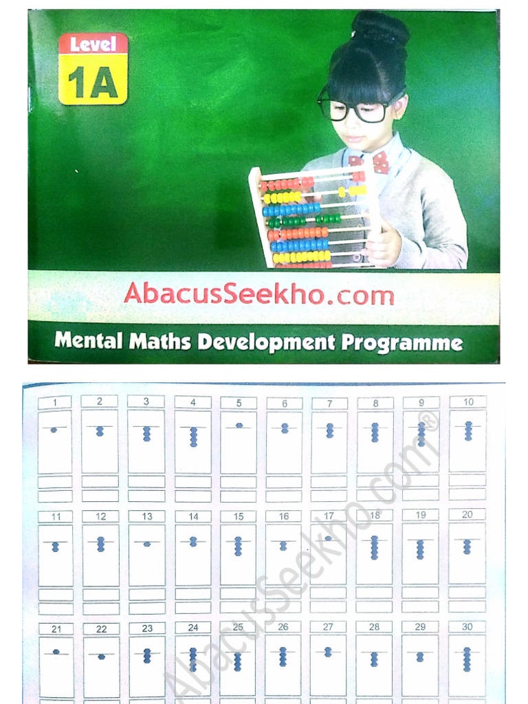 Abacus Book Level 1 | PDF