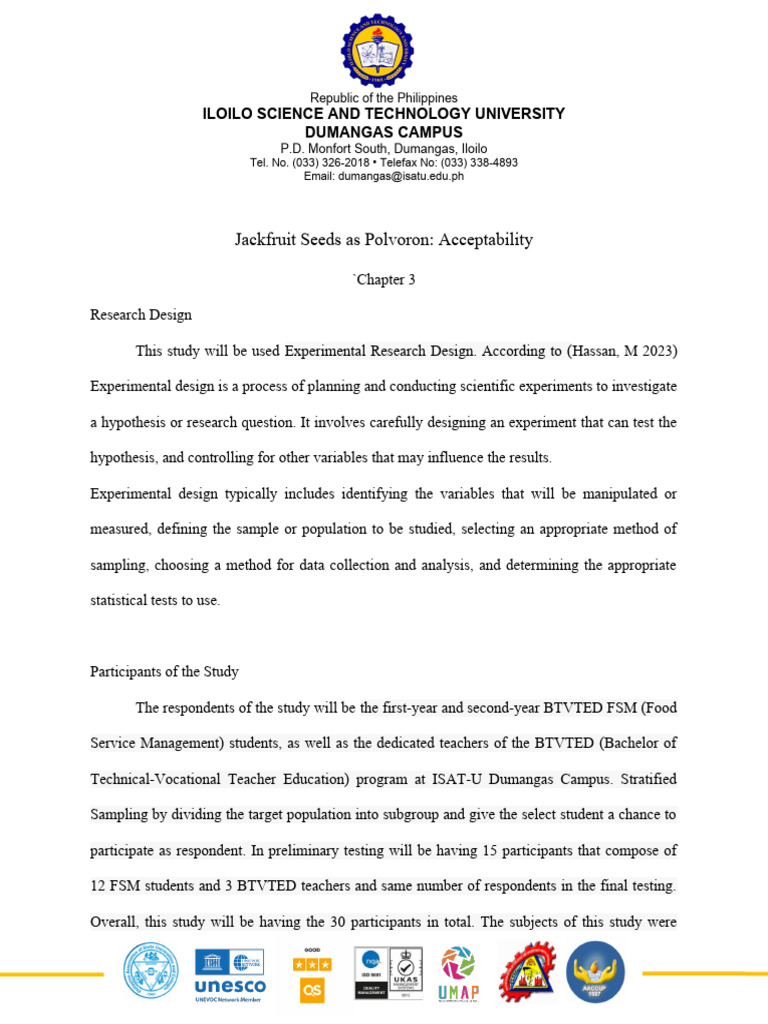 Chapter 3 | PDF | Sampling (Statistics) | Experiment