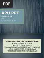 Pelatihan APU, PPT, dan PPPSPM 2023 | PDF