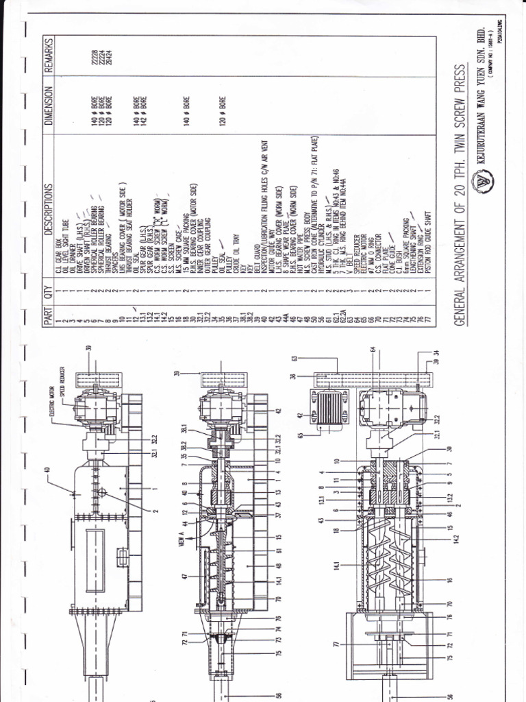 Catalog Screw Press | PDF