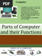 Parts of Computer & Their Functions | PDF | Hard Disk Drive | Computer ...