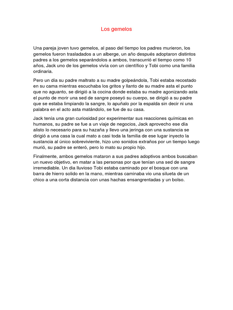 Los Gemelos | PDF | Navidad