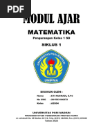 Bahan Ajar Matematika Kelas 1 Bilangan 1-10 | PDF