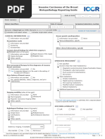 CAP Breast Protocol 2024 Template | PDF | Metastasis | Breast Cancer