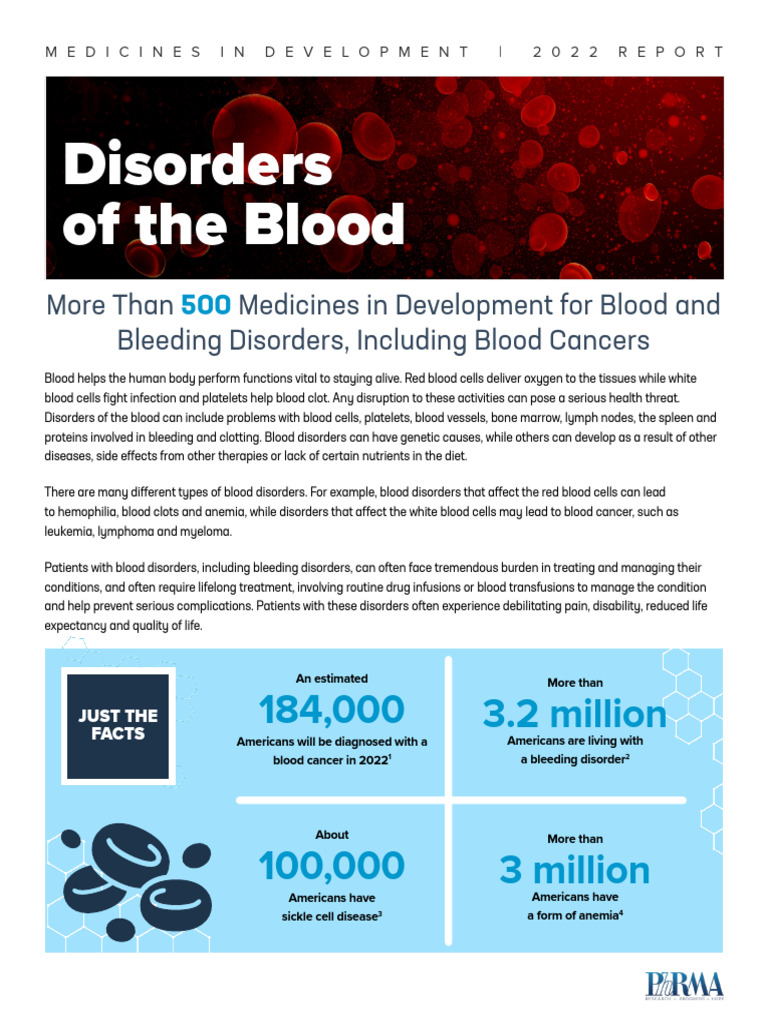 MID Blood Disorders 2022 Report | PDF | Lymphoma | Bleeding