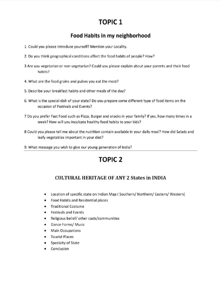 Topics For Project File | PDF