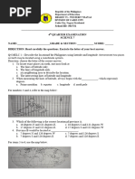 Remedial Geography Model Exam-1 | PDF | Geography | Nature
