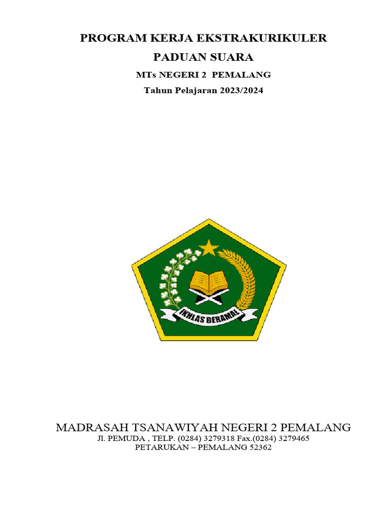 Program Kerja PADUS 2023-2024 | PDF