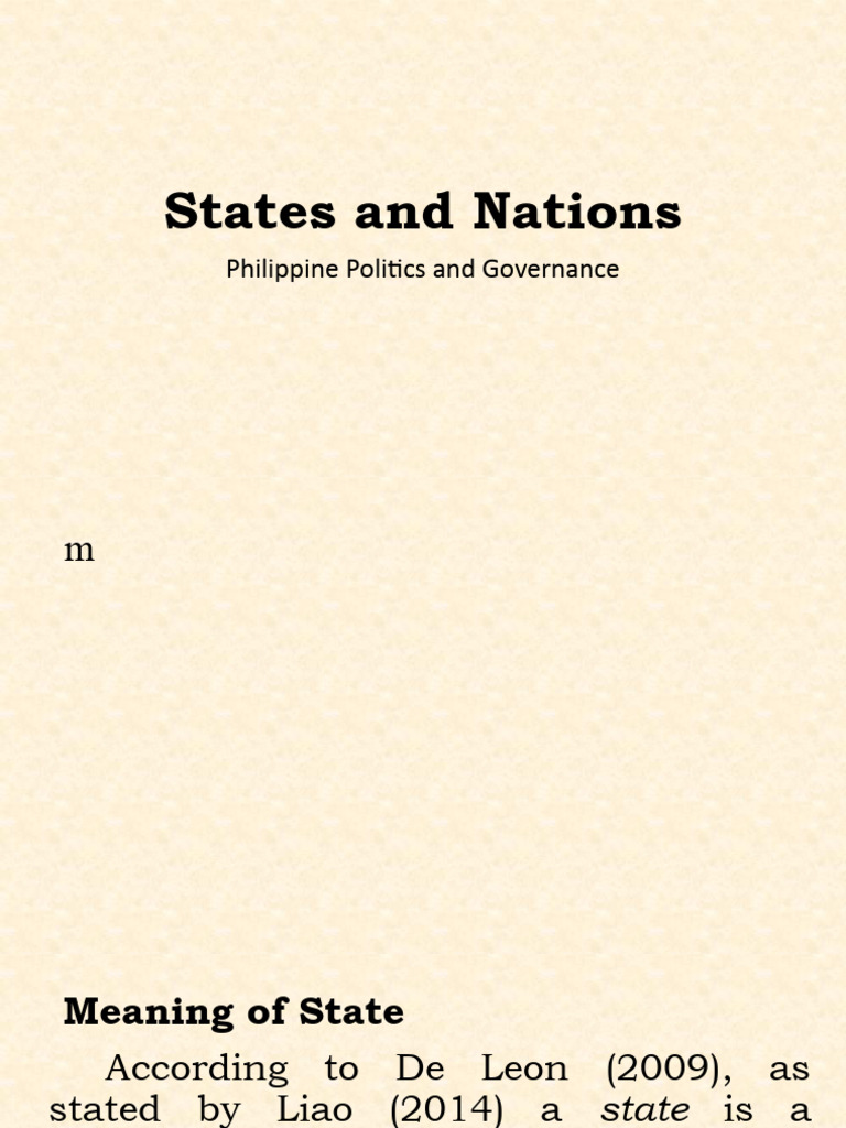 Understanding States and Nations in Politics | PDF | Sovereignty | Nation