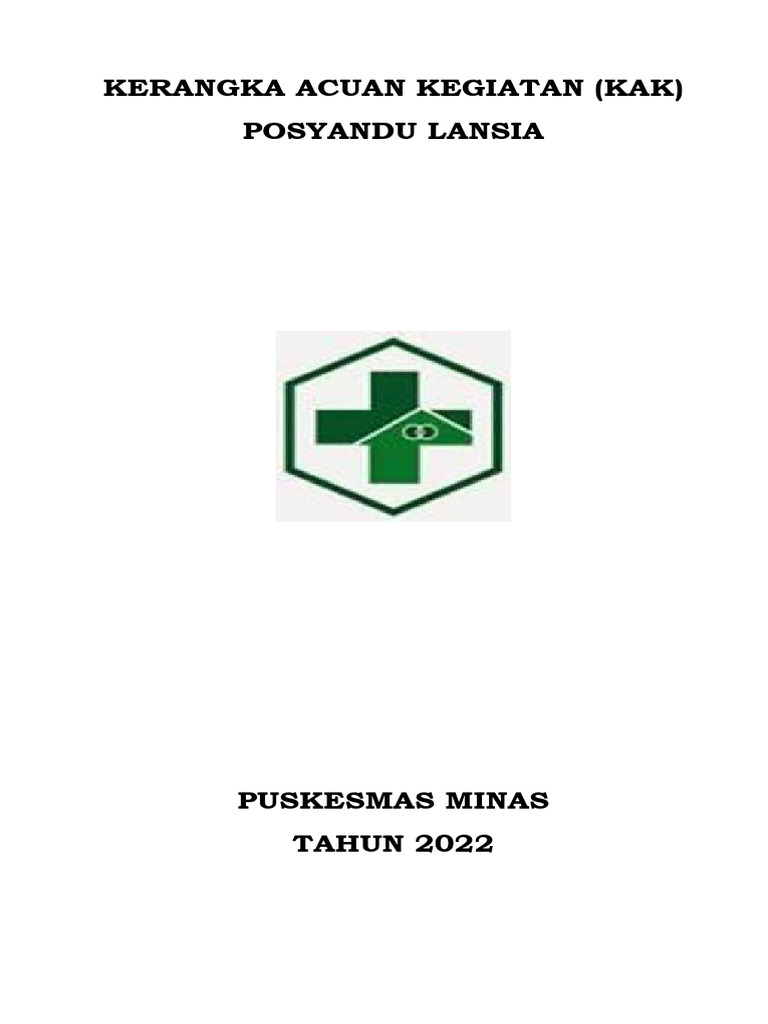 Kak Posyandu Lansia | PDF