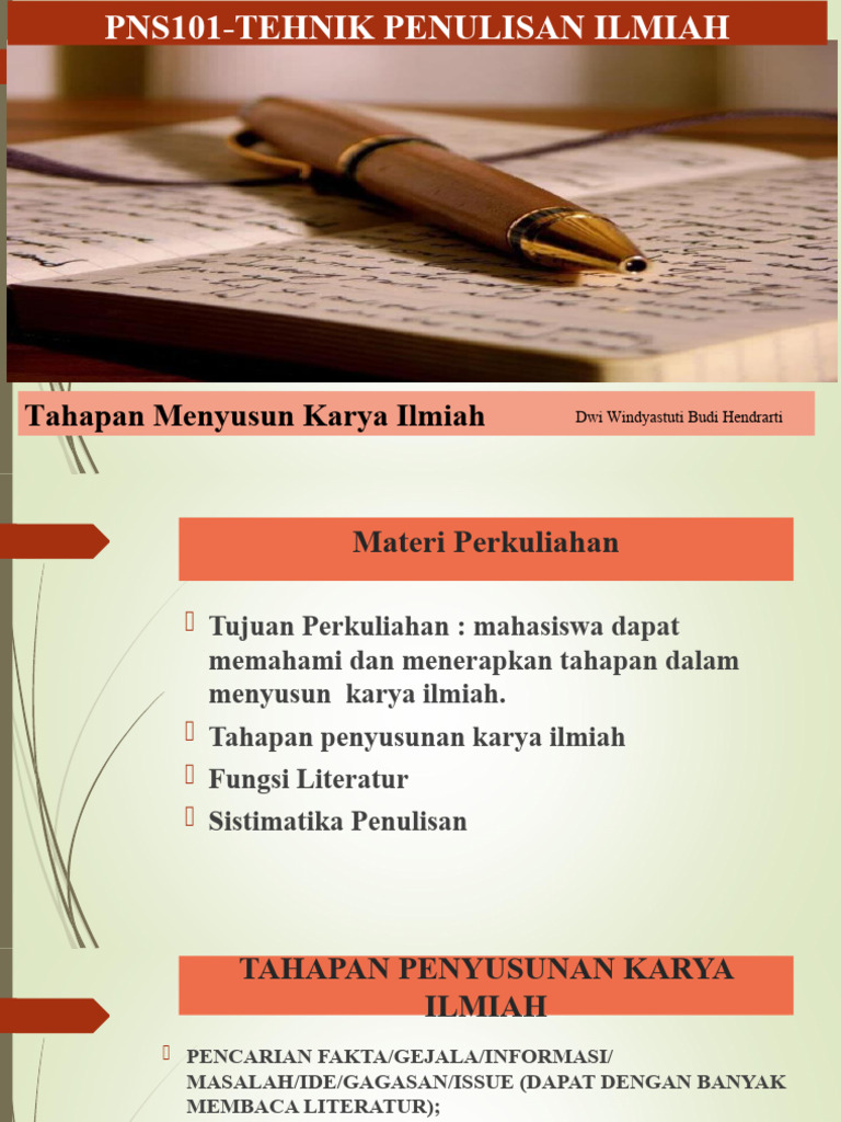 Tahapan Menyusun Karya Ilmiah | PDF Tahapan Menyusun Karya Ilmiah | PDF