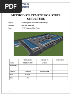 ACP Canopy Installation Methodology | PDF | Welding | Construction