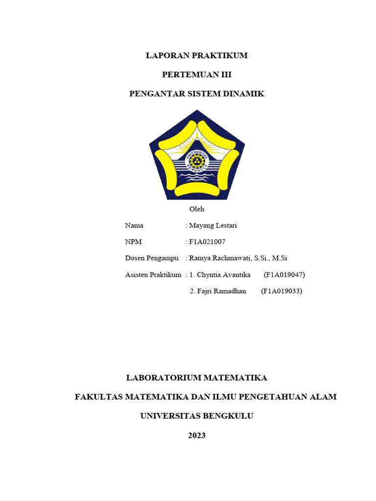 Laprak II PSD - Mayang | PDF