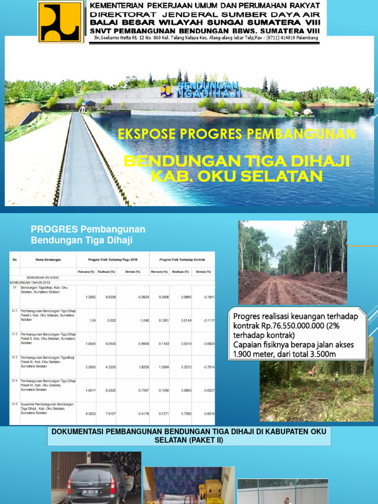 Progres Tiga Dihaji Bappeda OKUS | PDF | Teknologi & Rekayasa