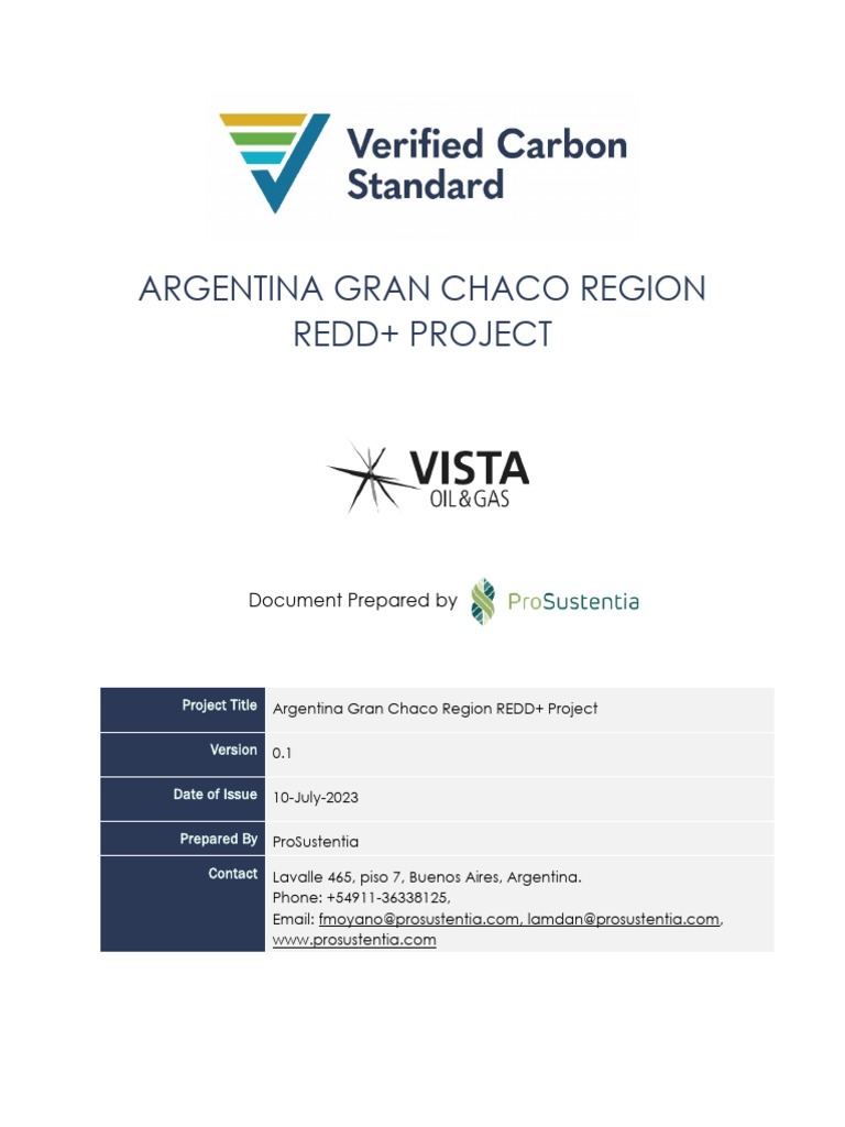 G CH Redd Draft Vcs-Project-Description-V2 | PDF | Reducing Emissions ...