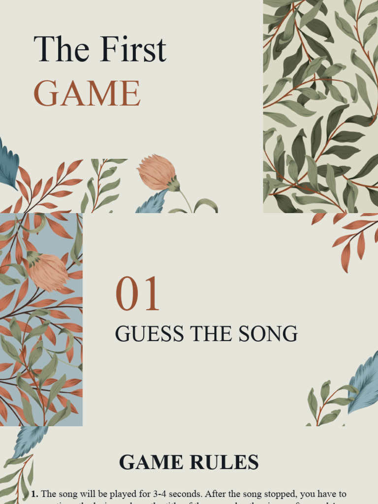 Games Guess The Song | PDF