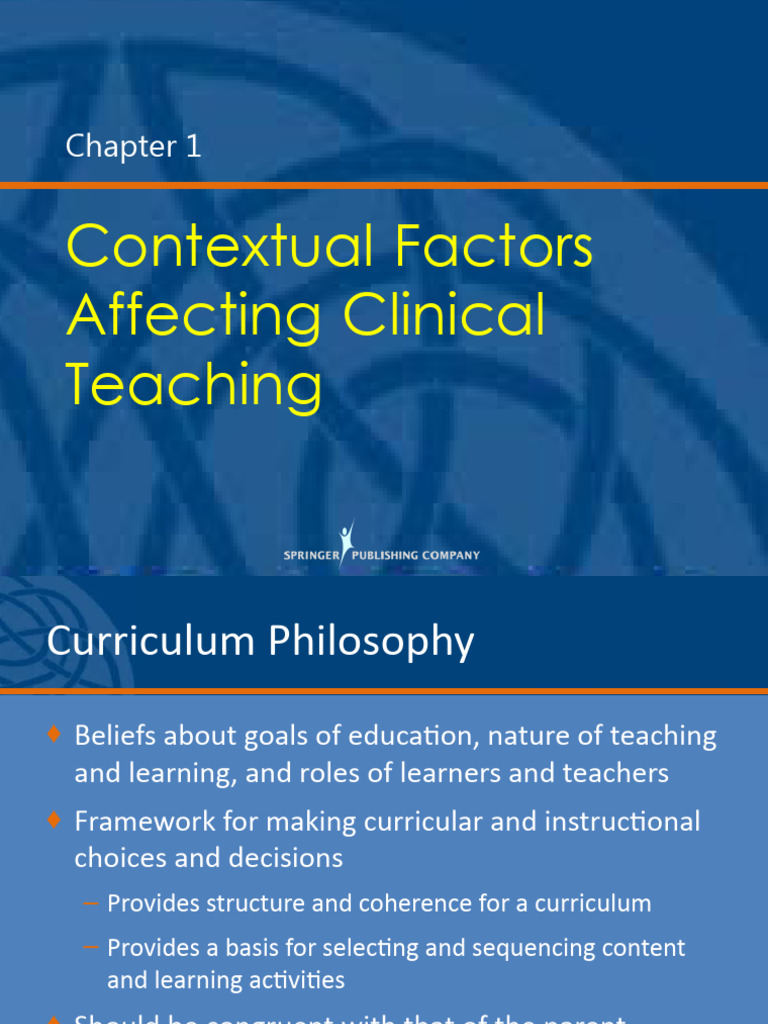 Gaberson Chapter 01 PPT - Teaching Philosophy and Foundations of Clinical Teaching | PDF ...