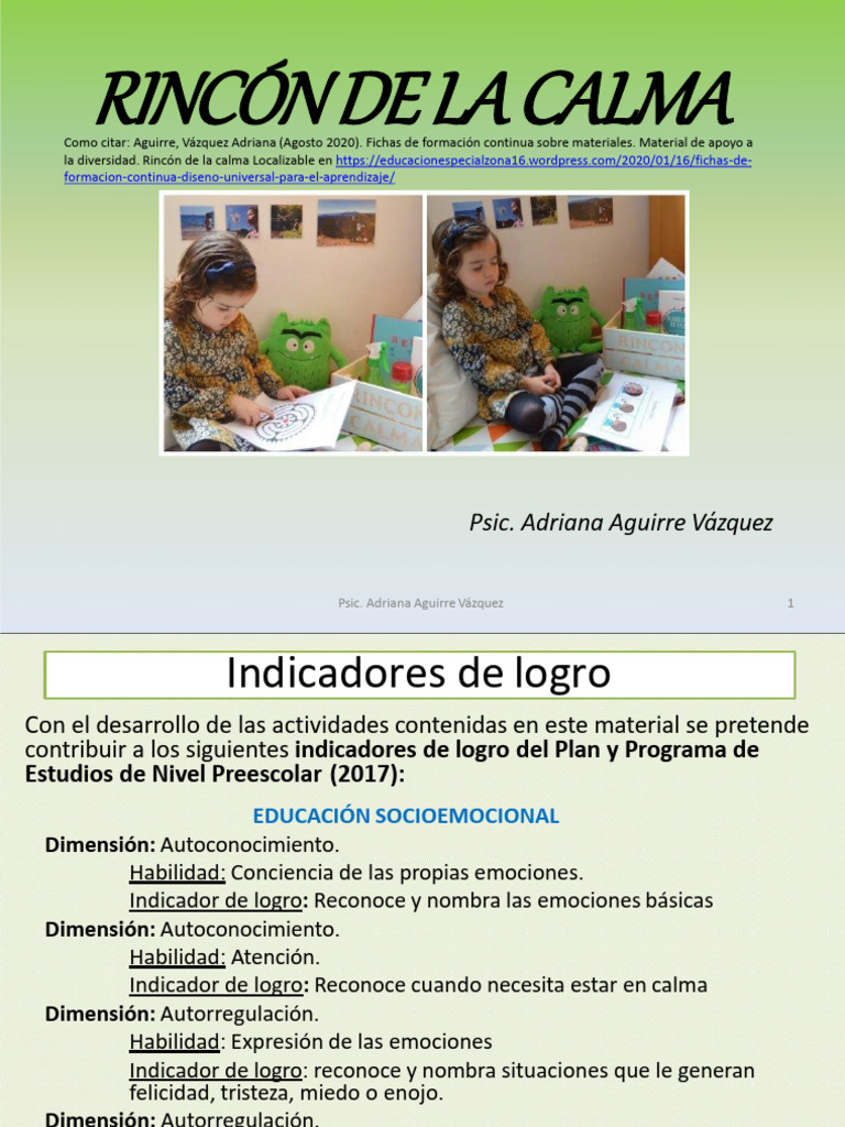 Rincon de La Calma | PDF | Las emociones | Ciencia cognitiva