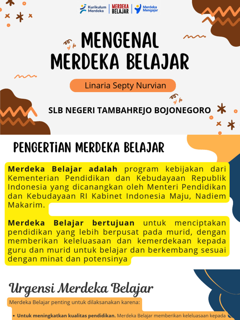 Merdeka Belajar: Mewujudkan Pendidikan Inklusif | PDF