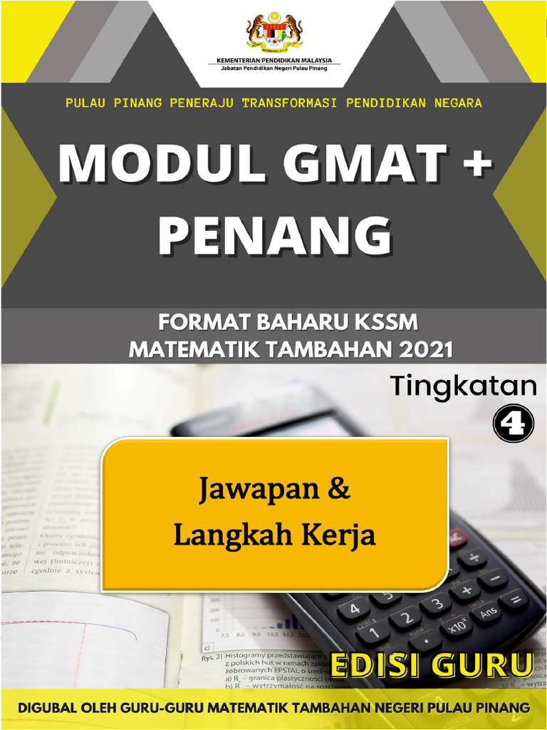Modul GMAT T4 Jawapan | PDF | Mathematics | Abstract Algebra