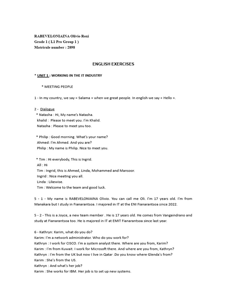 English Exercise | PDF | Backup | Computer Data Storage