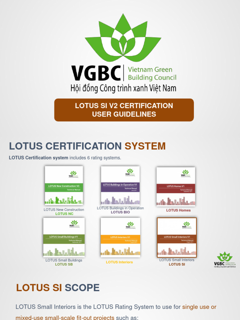 LOTUS Small Interiors Certification Guide | PDF | Efficient Energy Use ...