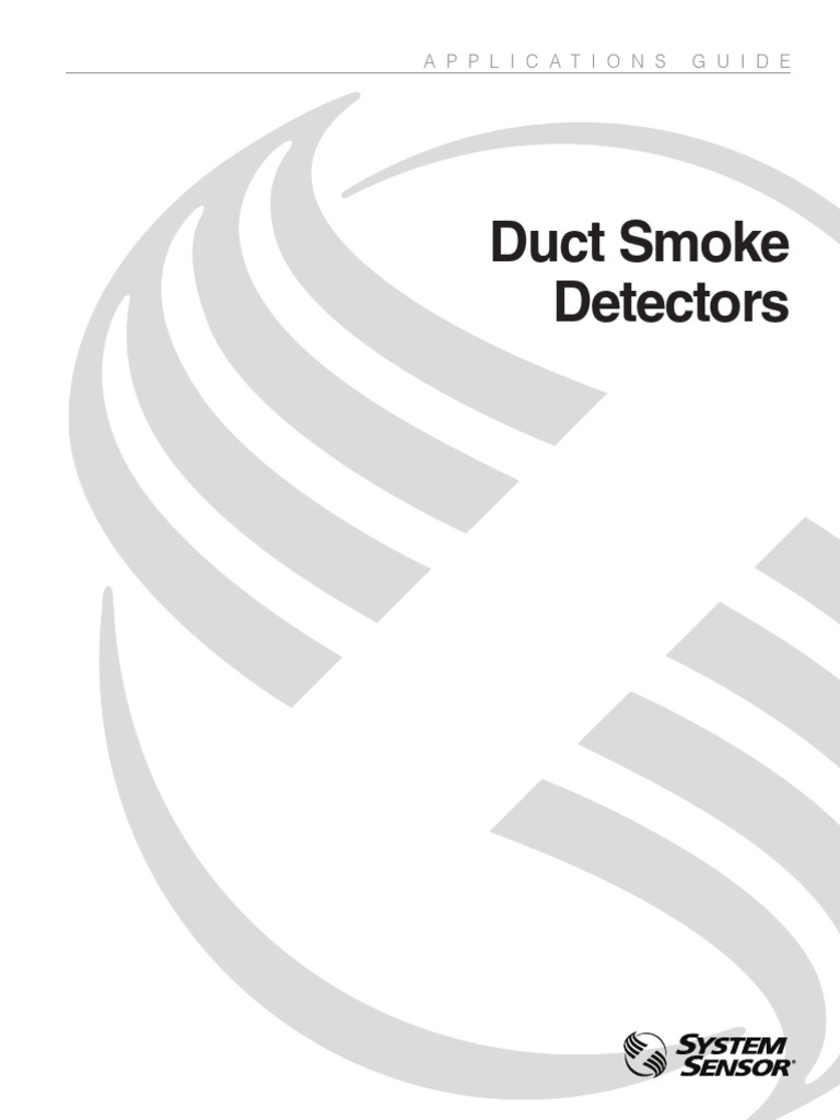 Duct Smoke Detector Installation Guide | PDF | Duct (Flow) | Hvac