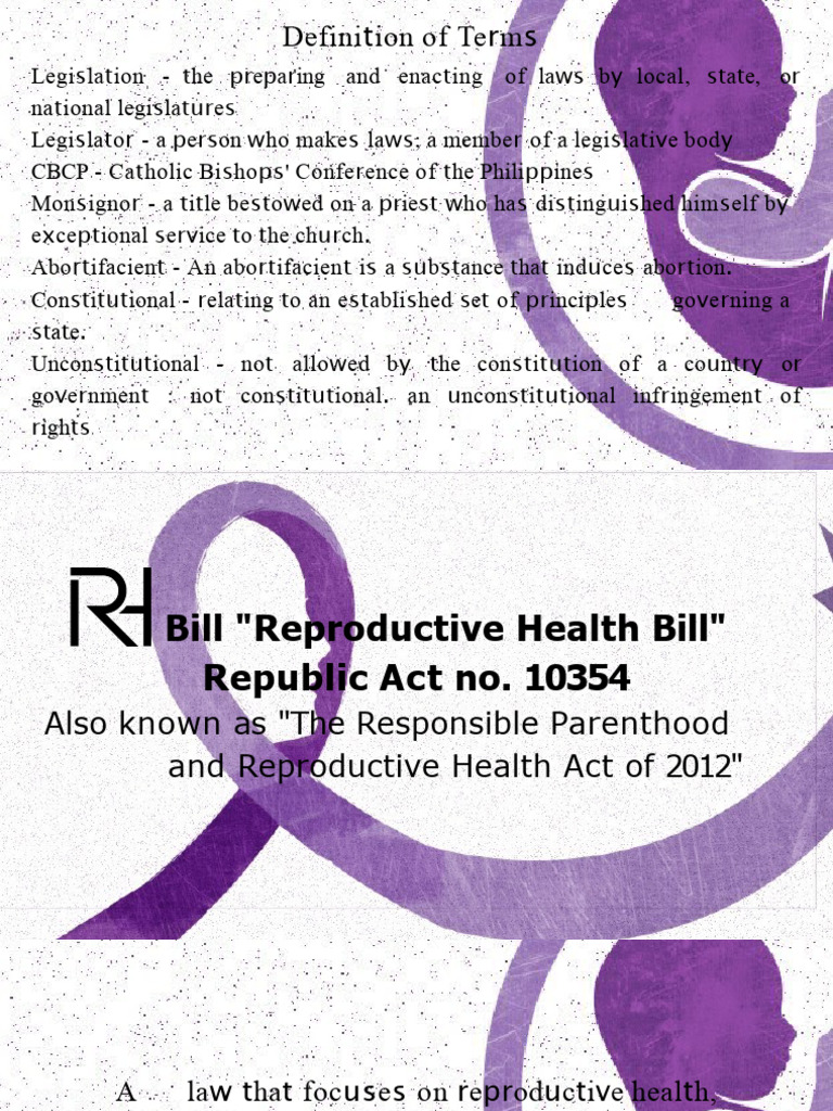 Overview of RA 10354: RH Law in the Philippines | PDF | Catholic Church ...