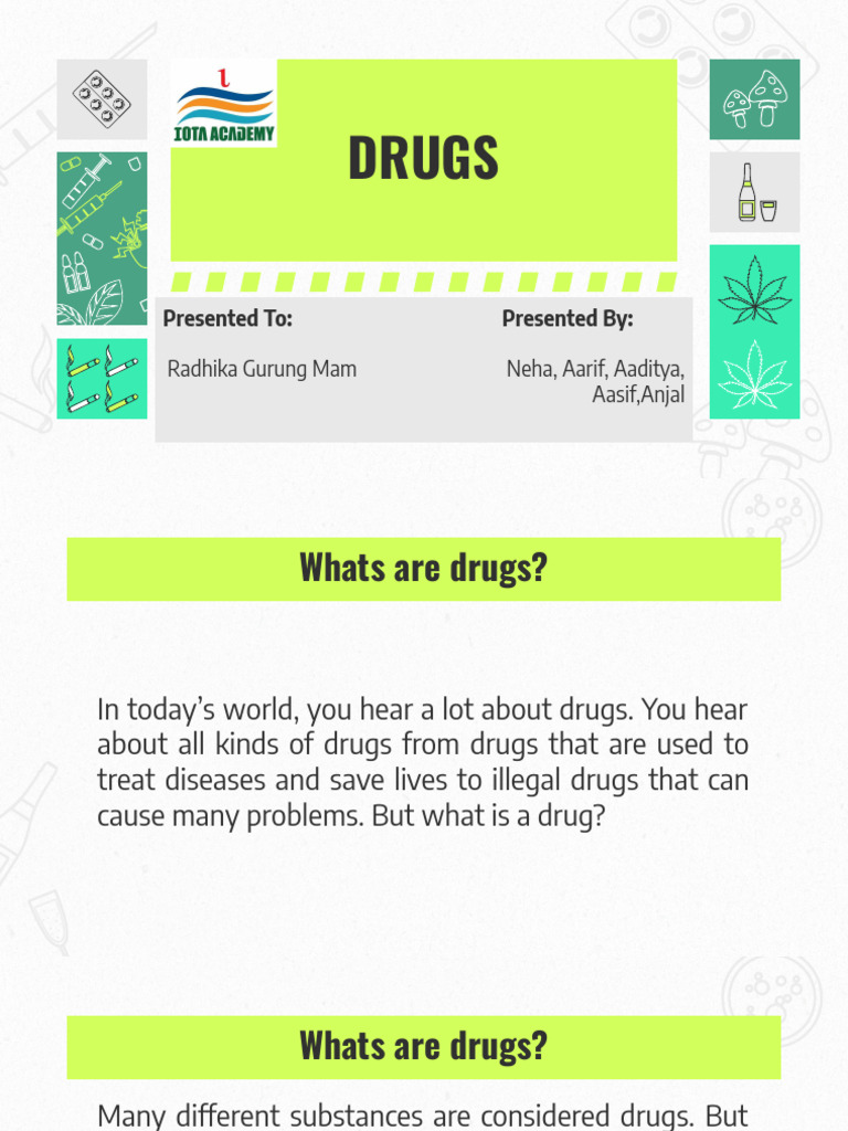 Drugs | PDF | Substance Abuse | Drugs