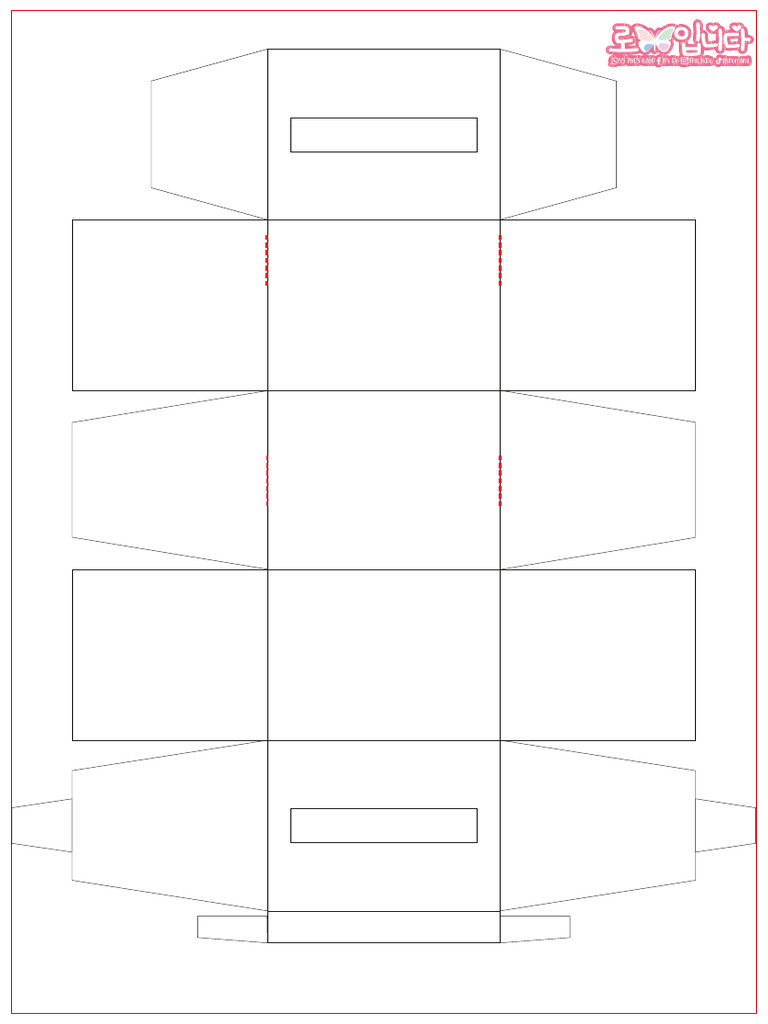 Caja Para Tazas Vector Pdf